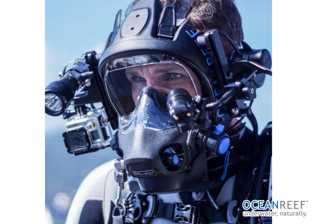 OCEAN REEF Shearwater Nerd2 HUD mount for FFMs.